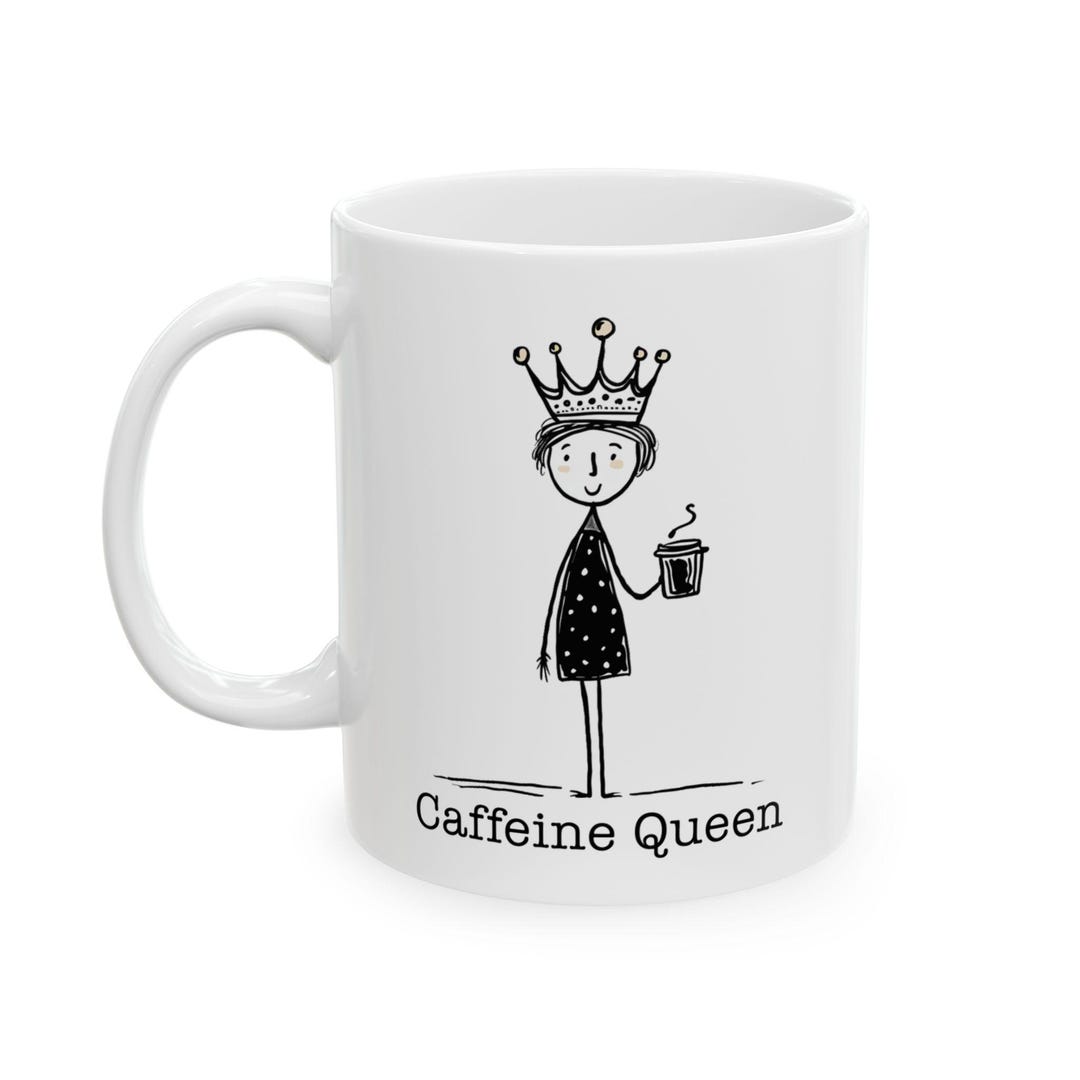 Caffeine Queen, the Minimalistic Start to Any Queen's Morning! - Etsy