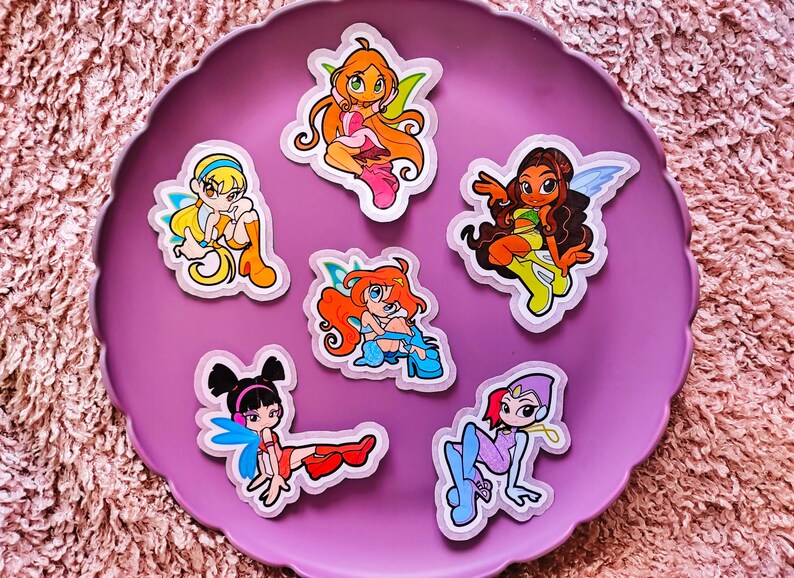 Cute Fairy Stickers - Etsy