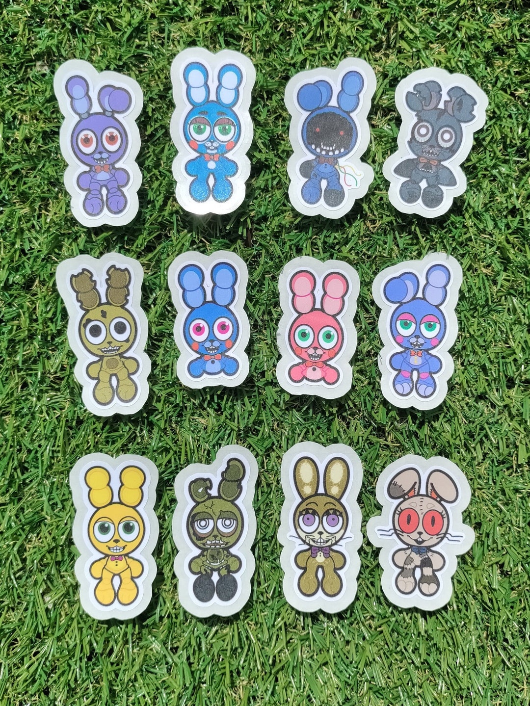 FNAF Five Nights at Freddy's Bonnie Sticker Set - Etsy UK