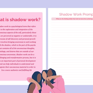 Printable Shadow Work Journal for Women! Shadow Work Workbook Template ...