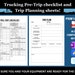 Printable Trucking Pre-trip Checklist and Trip Planning Sheet for Truck ...