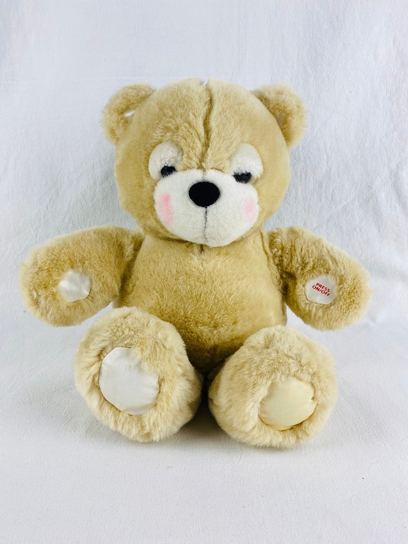Lullaby Teddy Bear Tomy 80s 90s - Etsy