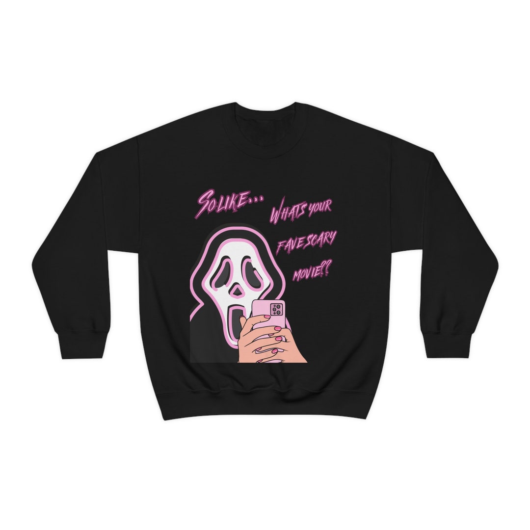 SASSY Ghostface Sweatshirt - Etsy