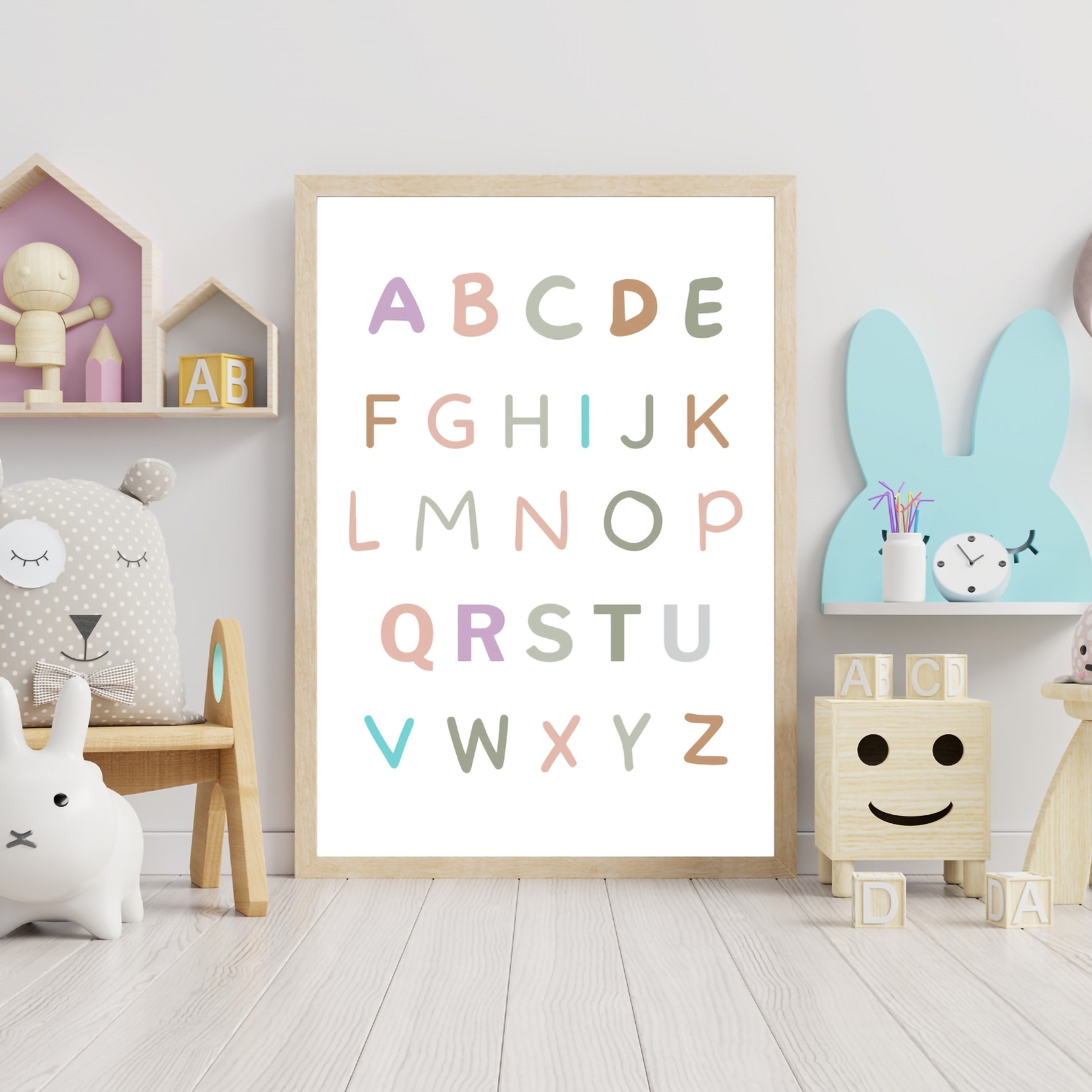 ABC Alphabet Educational Posters Montessori Classroom Decor - Etsy