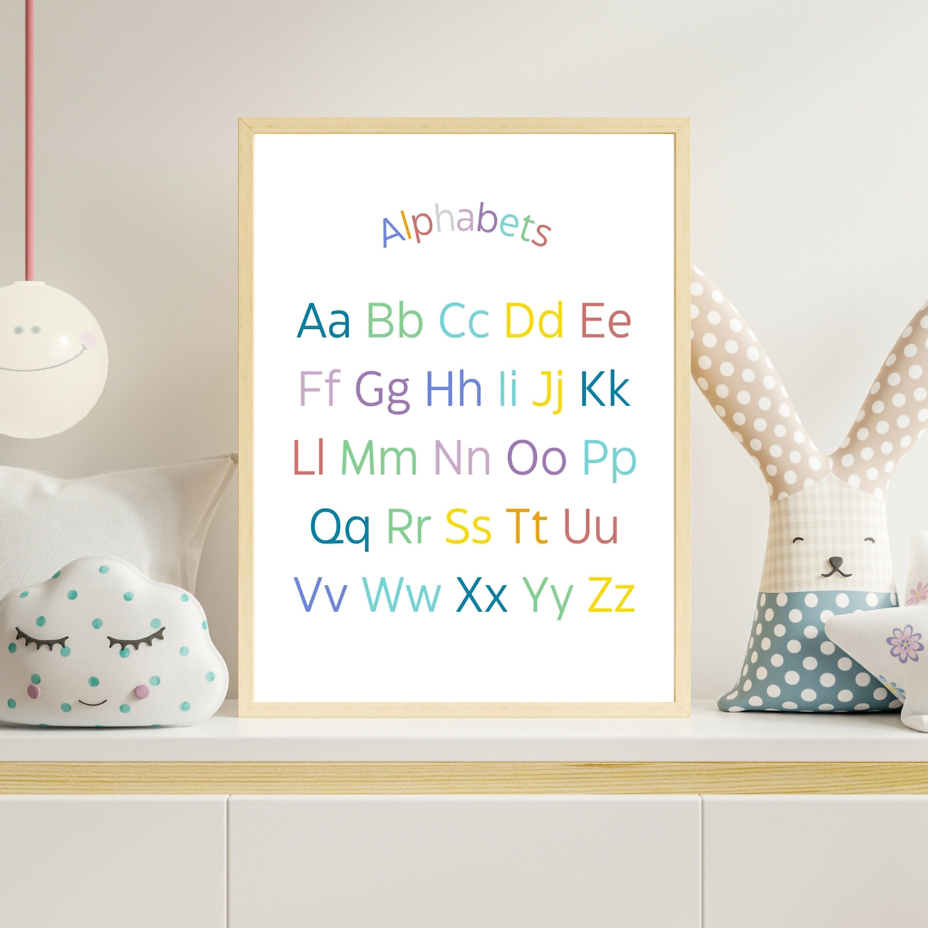 Alphabet Educational Posters Montessori Classroom Decor - Etsy