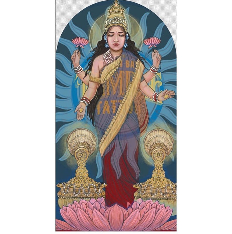Lakshmi Wall/glass/window Decal - Etsy