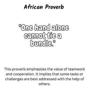 Printable African Coloring Book With Proverbs and Adinkra Symbol DIY ...