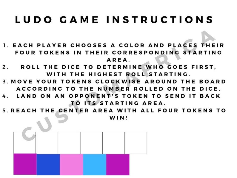 Baby Shower Game: Printable Ludo Board (digital Download) - Etsy