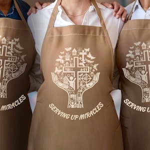 Christian Gift Idea Personalized Church Apron Christian Catholic Women ...