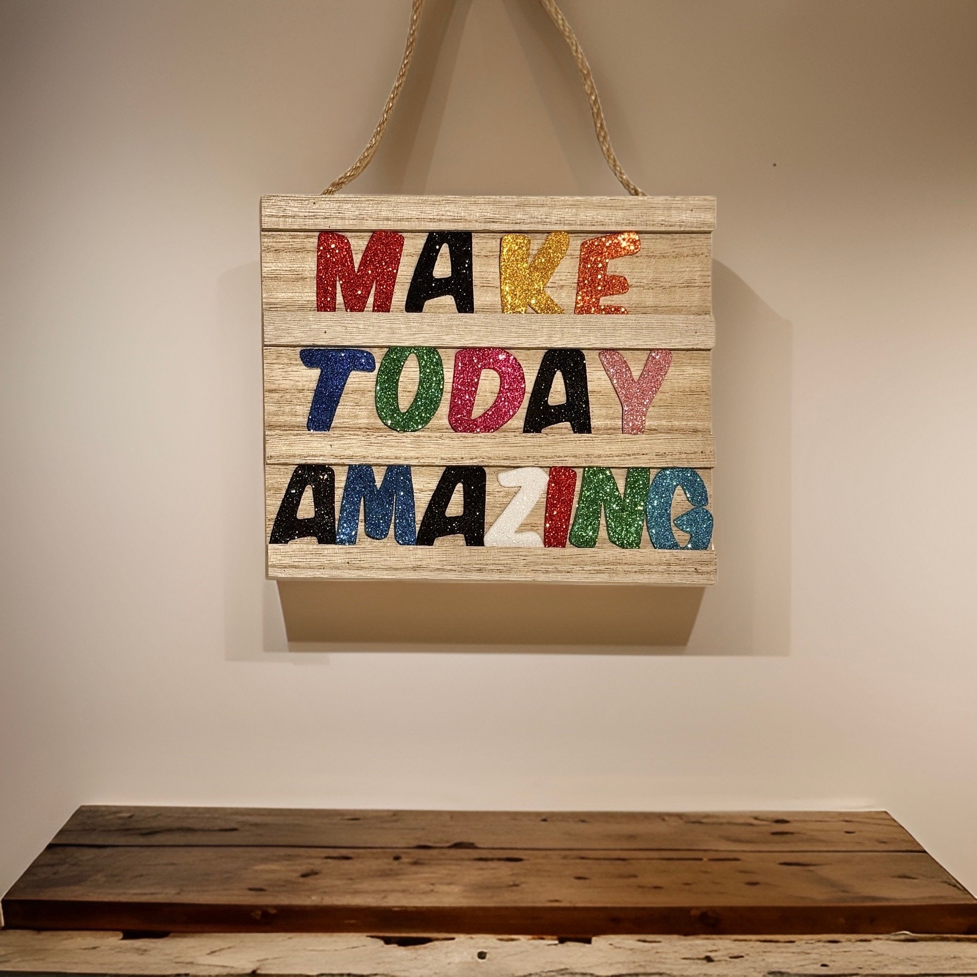 Custom Quote Sign Letter Ledge Sign Inspirational Wall Hanging Letter ...