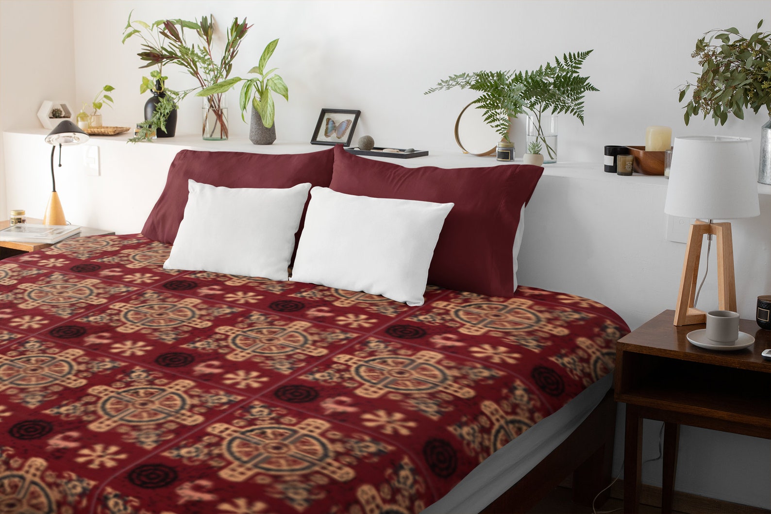 Ethnic Bedding Duvet Cover Gift for Mom Comforter Set Adinkra Symbol ...