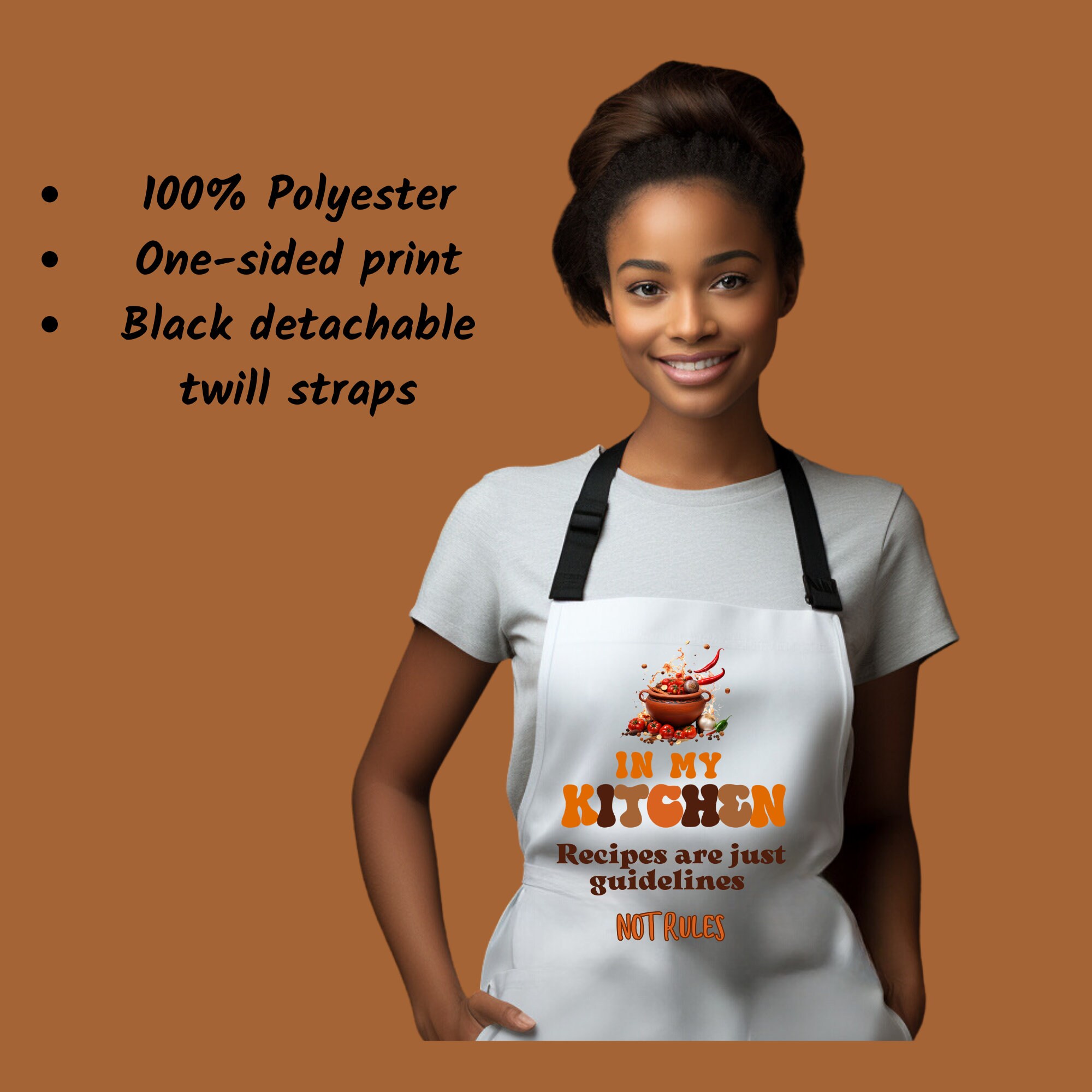 African-inspired Kitchen Gift Set With Custom Apron Oven Mitt With Peanut Brittle Custom Bundle ...