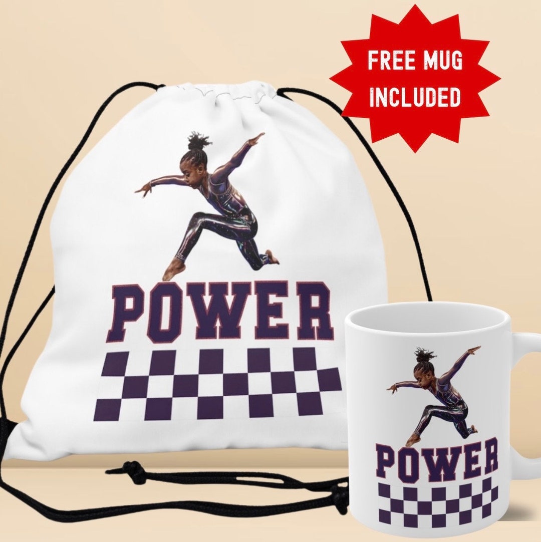 Drawstring Dance Bag for Gymnastics Bag for African-american Girl Cute ...