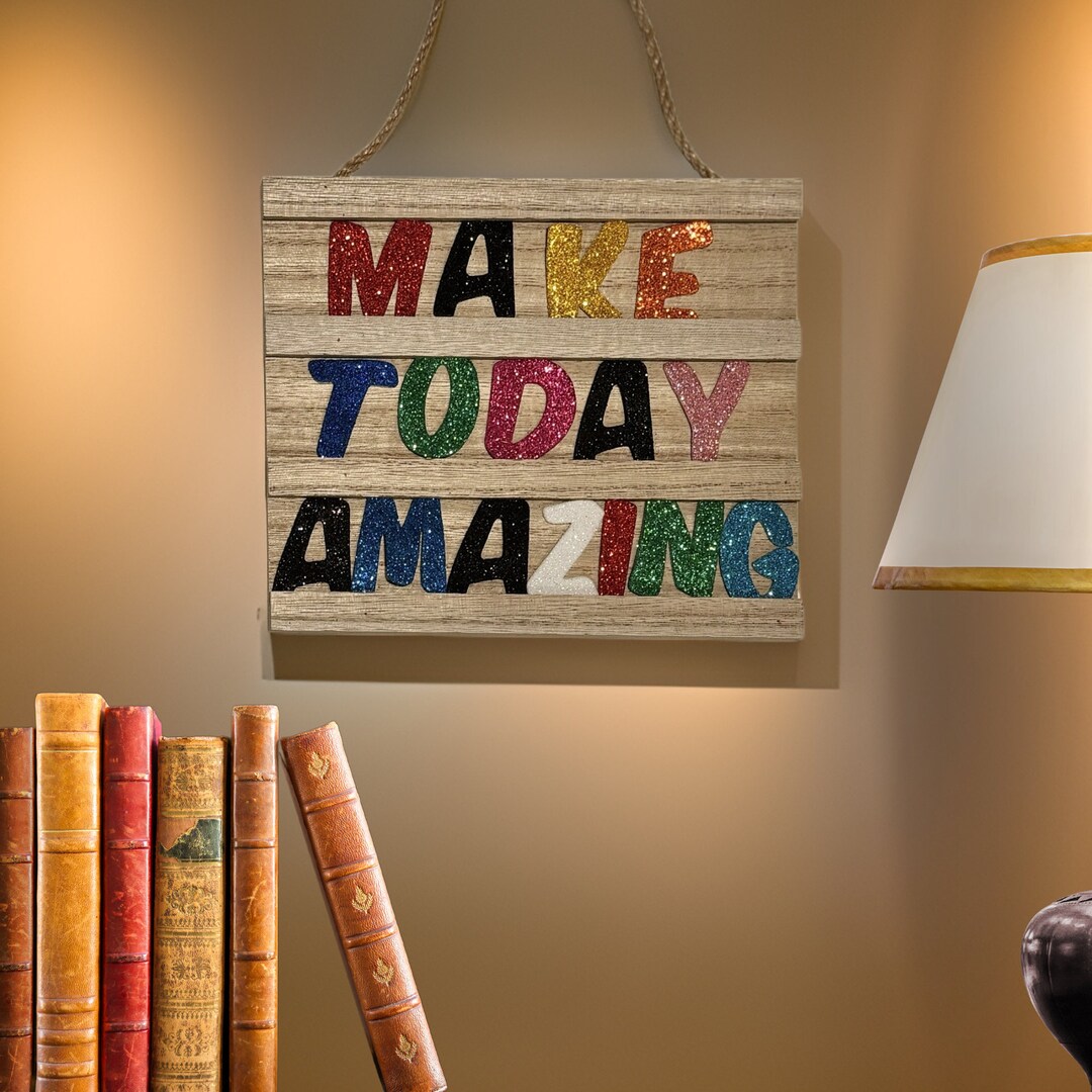 Custom Quote Sign Letter Ledge Sign Inspirational Wall Hanging Letter ...