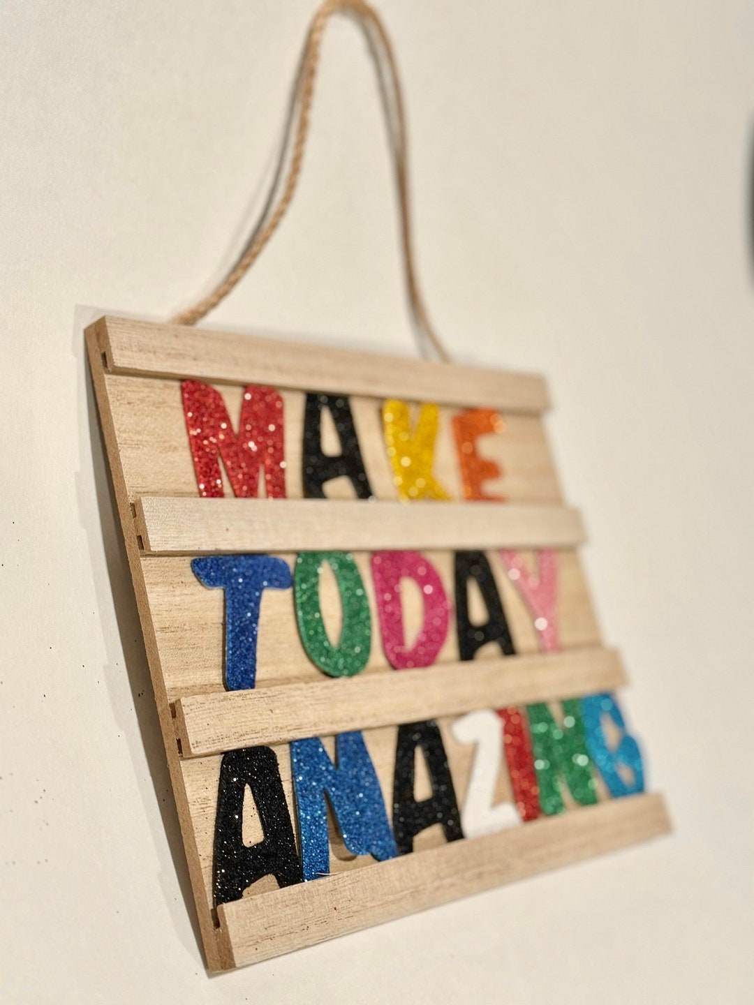 Custom Quote Sign Letter Ledge Sign Inspirational Wall Hanging Letter ...