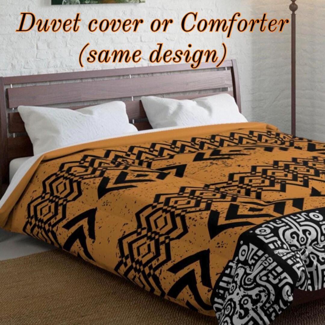 African American Bedding Queen Size African Design Comforter Duvet ...