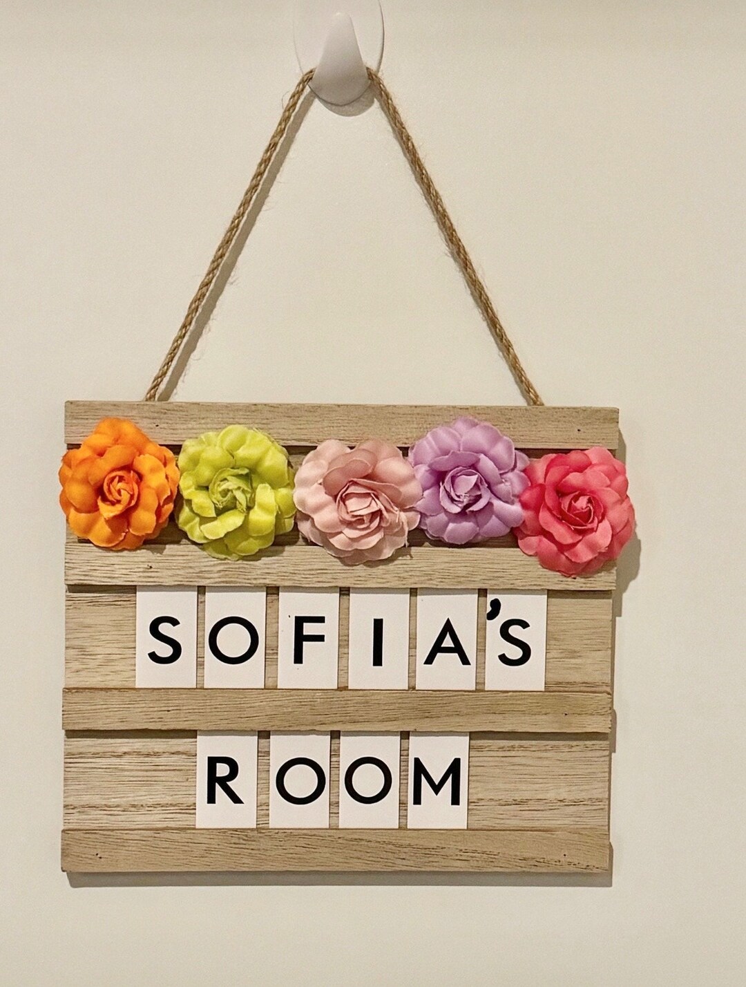 Custom Kids Room Sign Letter Ledge Sign Wall Hanging Letter Board ...