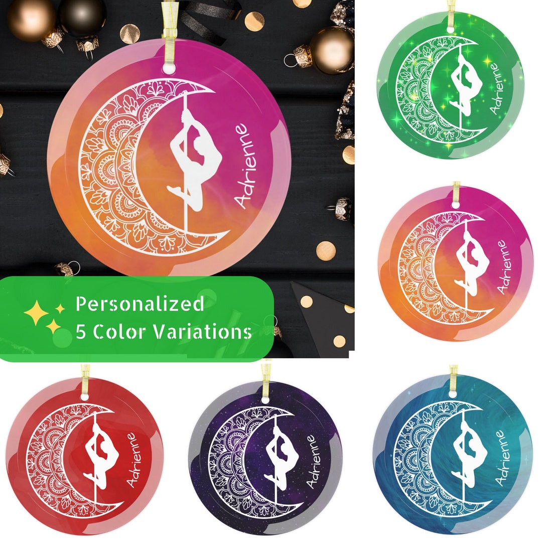 Personalized Celestial Pole Dancer Ornament, Gifts for Pole Artist ...