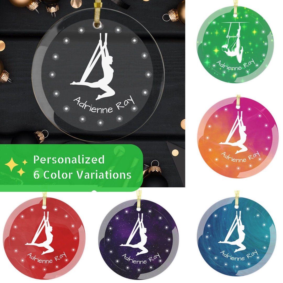 Personalized Aerial Sling Ornament, Gifts for Aerialist, Circus Artist ...