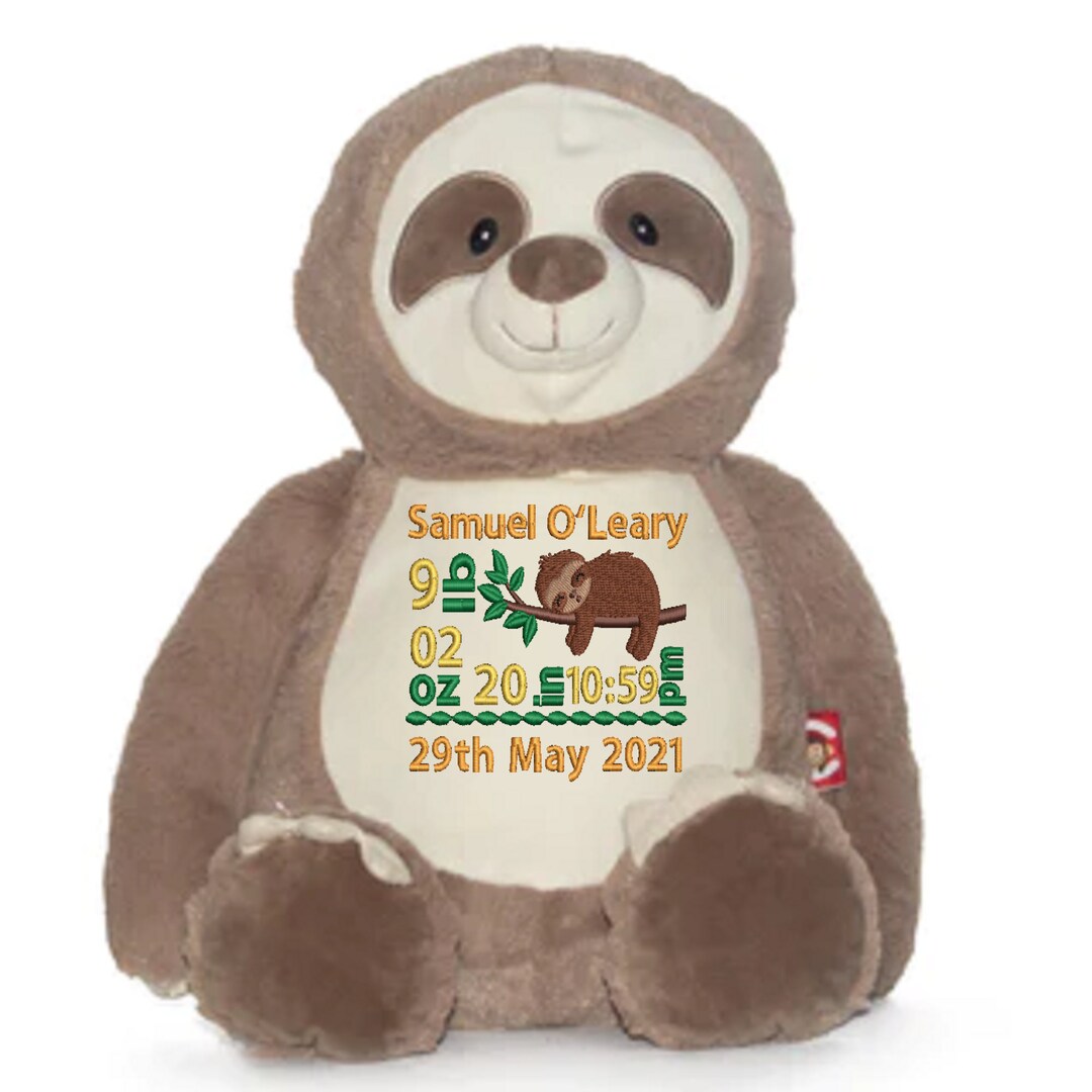 Personalised Teddy Bear, Embroidered Teddy Bear, Customised Plush Toy ...