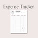 Expense Tracker Printable Smiley Expense Tracker Digital - Etsy Canada