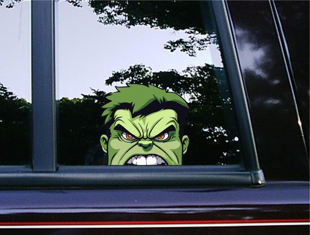 Angry Hulk Peeking Peeker Marvel Super Heroes Car Decals Anime Funny ...