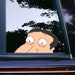 Glenn Quagmire Peeker Peeking Family Guy Car Decals Cartoon Memes ...