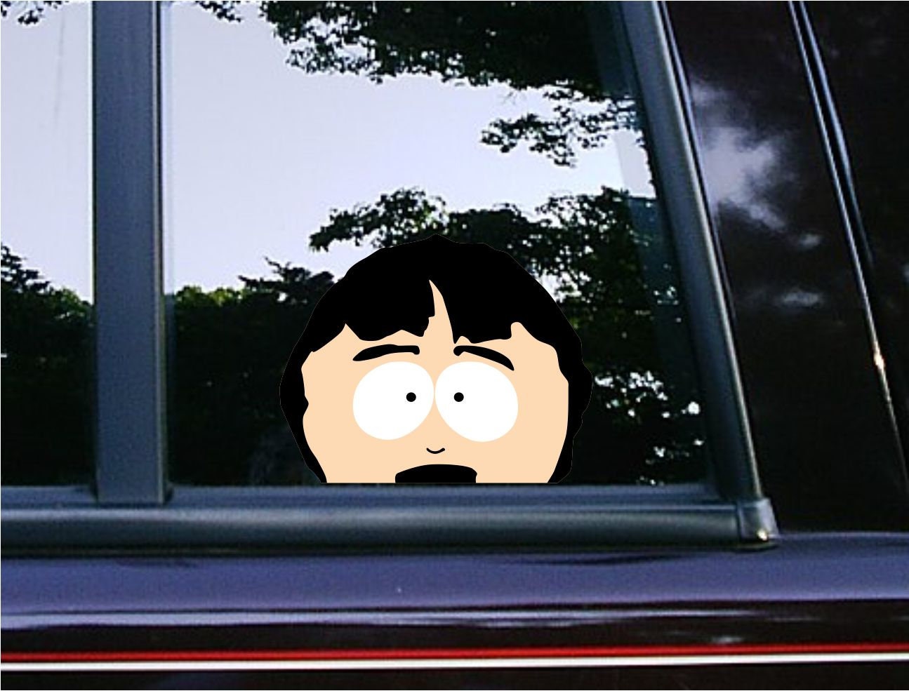 Randy Peeker Peeking Cartoon Characters Car Decals South Park Funny ...