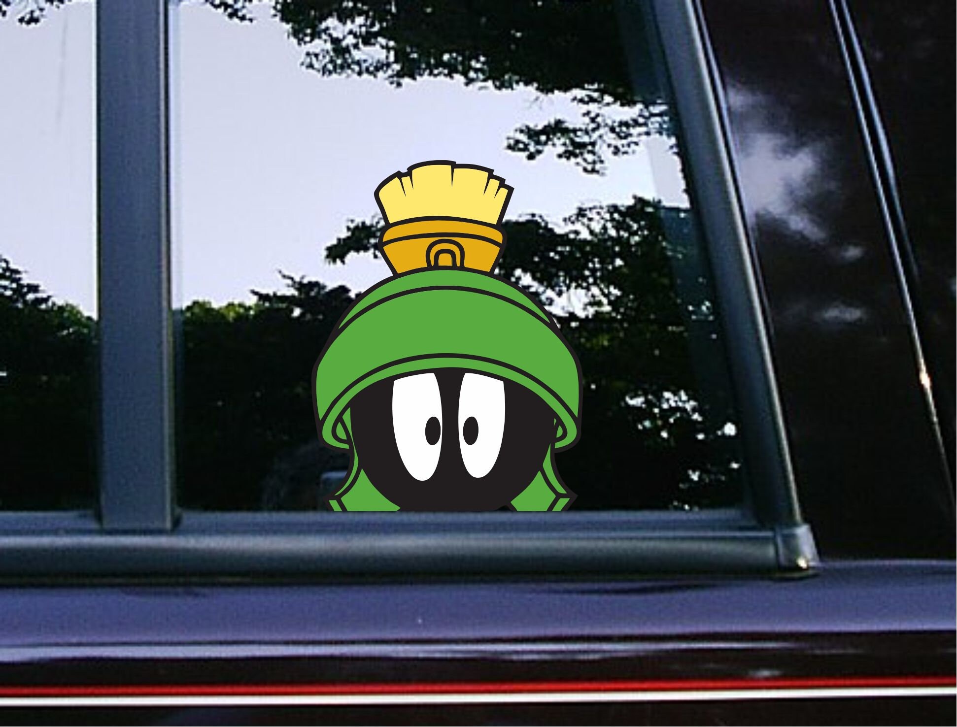 Marvin the Martian Peeker Peeking Car Decals Pop Culture - Etsy