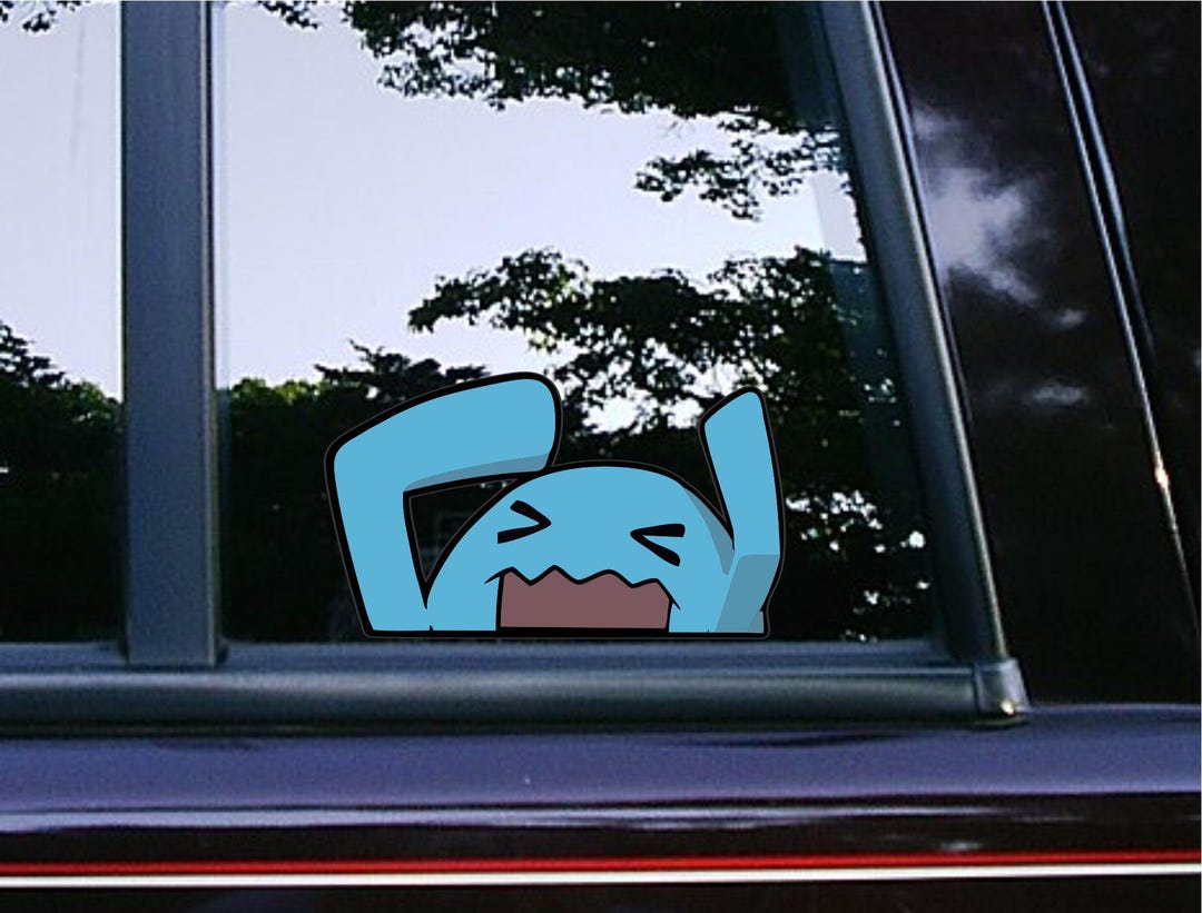Wobuffet Peeker Peeking Pokemon Funny Characters Car Decals Team Rocket ...