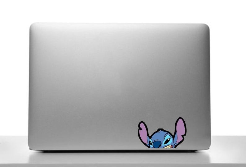 Angry Stitch Peeker Peeking Lilo and Stitch Disney Classic Cartoon Car ...