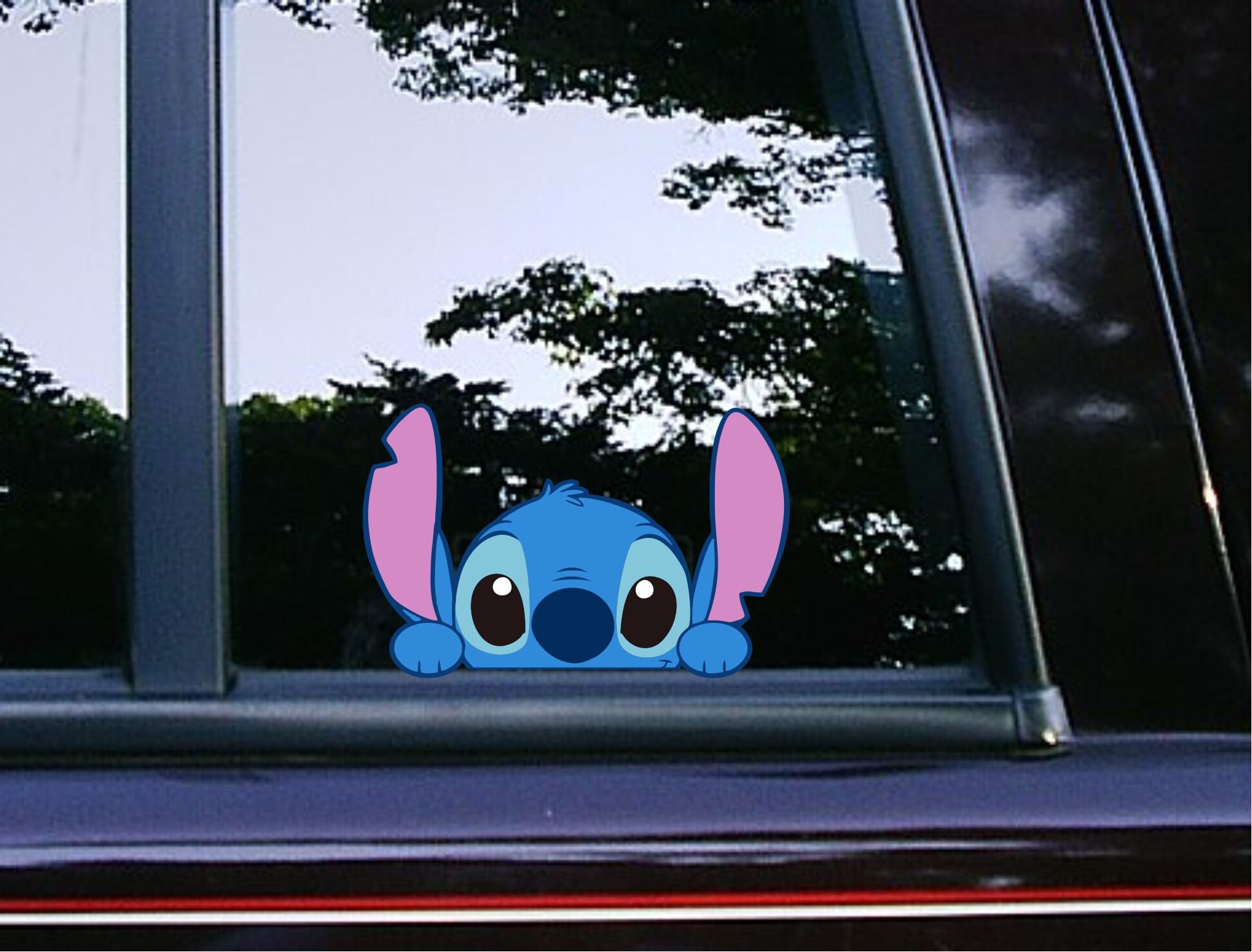 Stitch Peeker Peeking Lilo and Stitch Disney Classic Cartoon Car Decals ...
