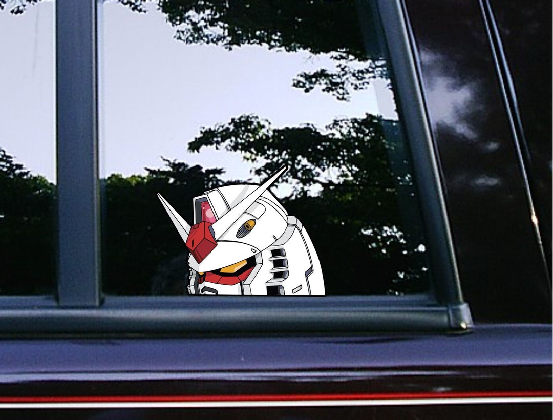 Gundam RX78 Peeker Peeking Anime Robot Car Decals MacBook Waterproof ...