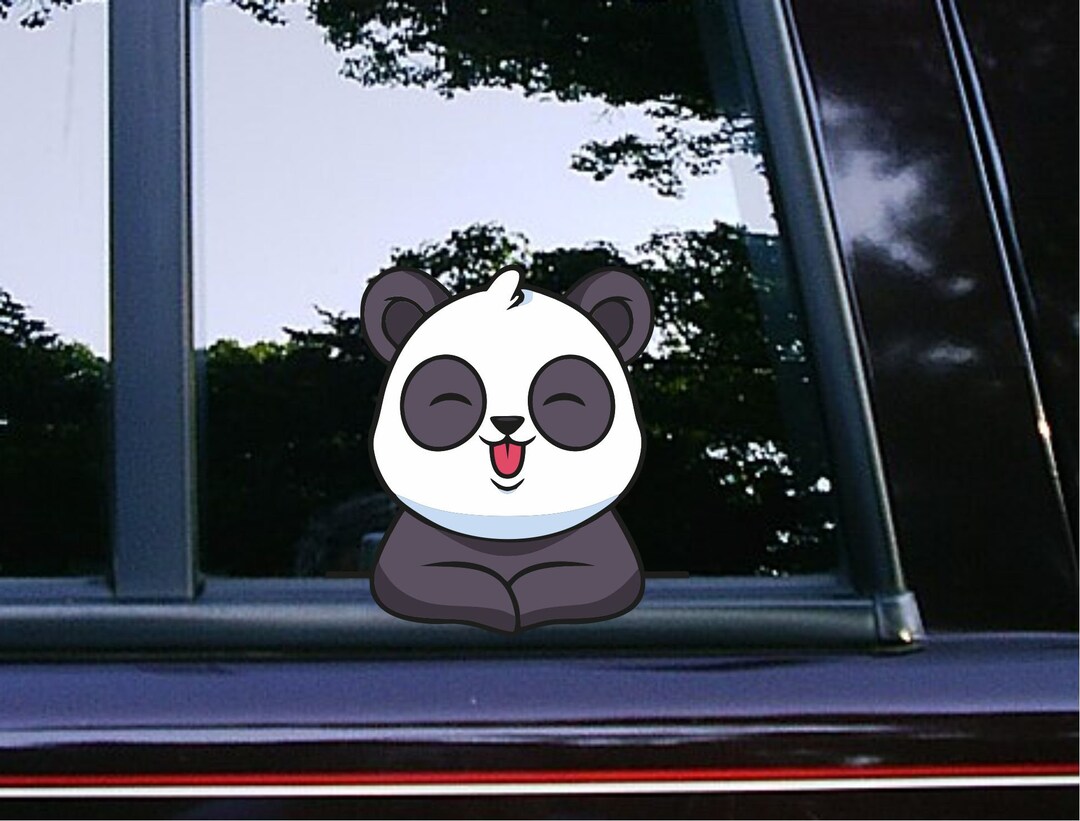 Cute Panda Peeker Peeking Custom Stickers Anime Stickers Car Decals ...