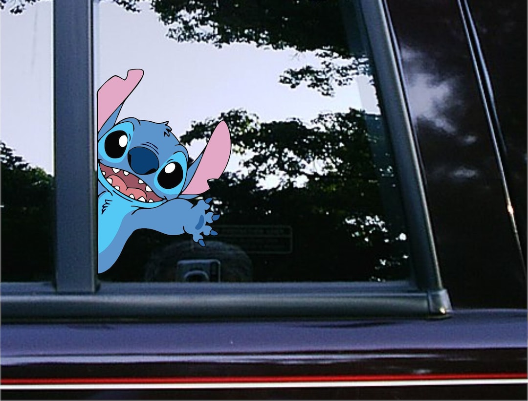 Stitch Happy Side Peeking Car Decals Lilo and Stitch Disney Movie Phone ...