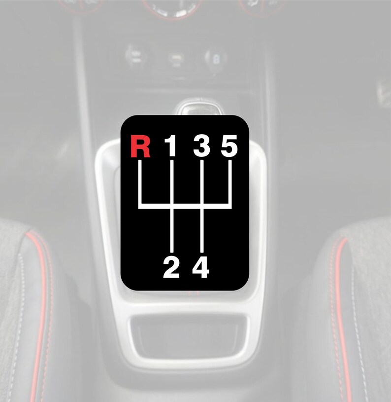 2PCS Shift Pattern for Manual Standard Vehicles 5 to Choose From 5 ...