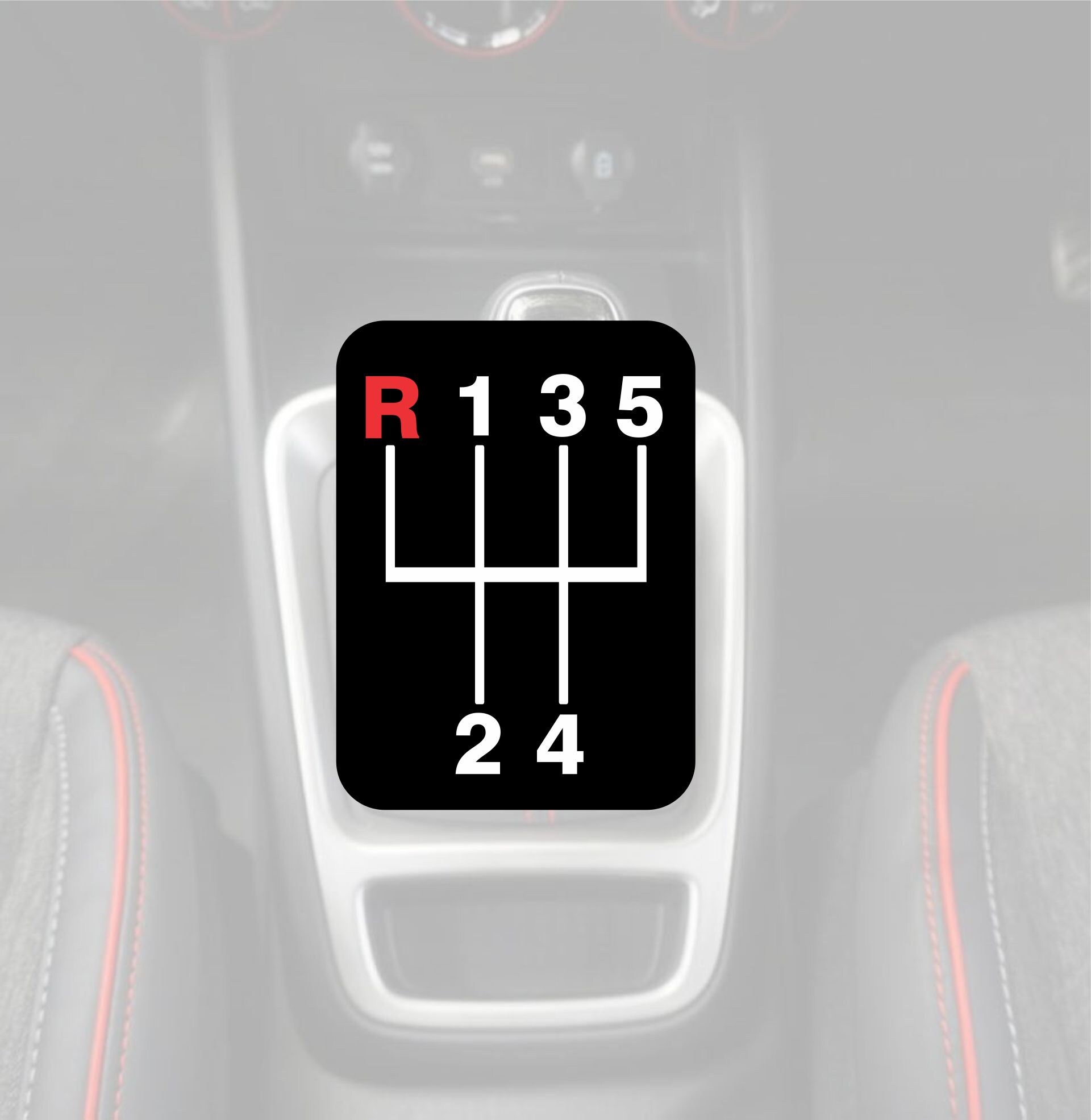2PCS Shift Pattern for Manual Standard Vehicles 5 to Choose From 5 ...