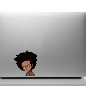 Huey Freeman Peeker Peeking the Boondocks Syndicate Car Decals Cartoon ...