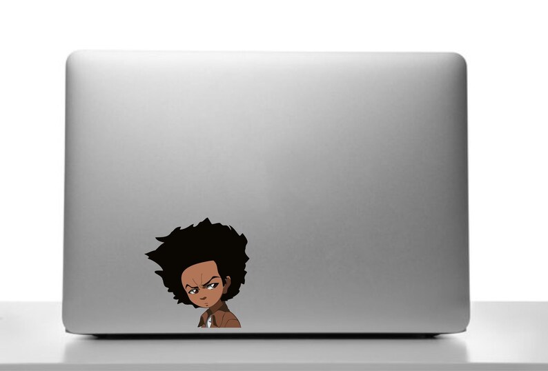 Huey Freeman Peeker Peeking the Boondocks Syndicate Car Decals Cartoon ...