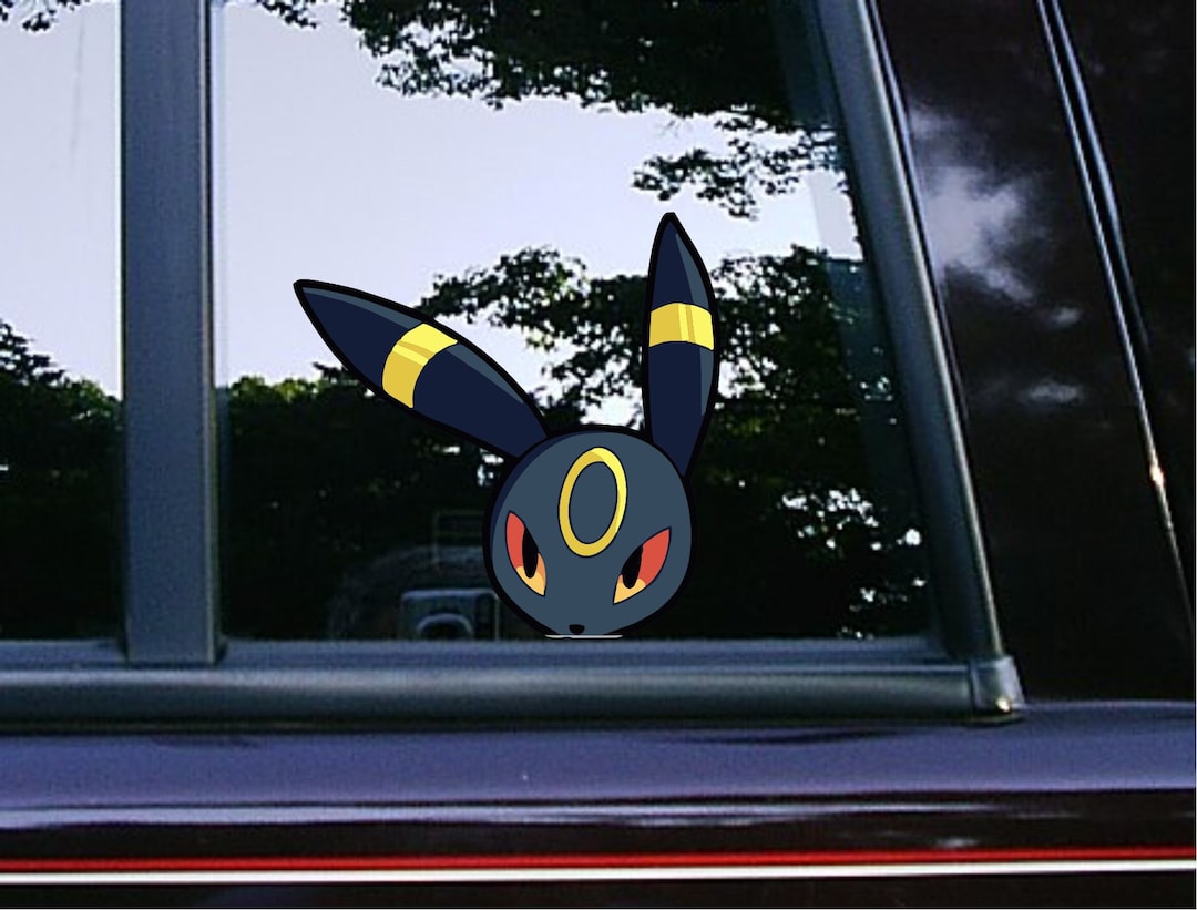 Umbreon Peeker Peeking Dark Pokemon Eevee Evolutions Car Decals MacBook ...