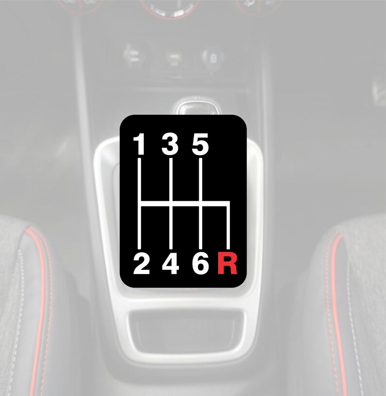 2PCS Shift Pattern for Manual Standard Vehicles 5 to Choose From 5 ...