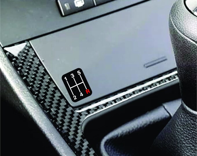 5-speed Shift Pattern Decal, 24mm discontinued - Etsy