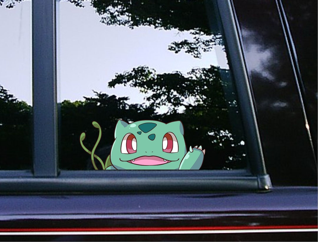 Bulbasaur Peeker Peeking Pokemon First Gen Characters Car Decals ...