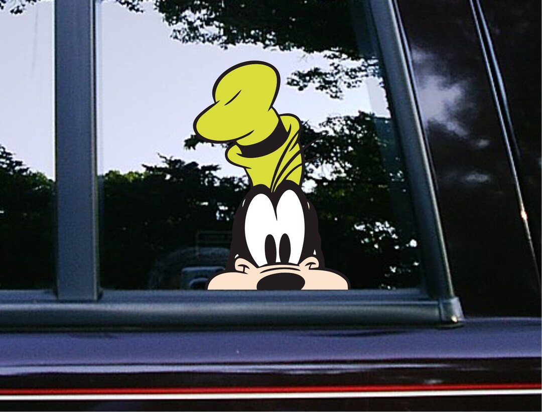 Goofy Peeker Peeking Disney Movie Disney Characters Car Decals Phone ...