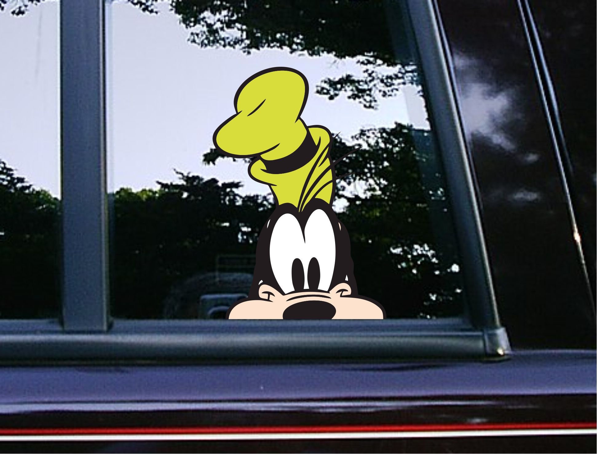 Goofy Peeker Peeking Disney Movie Disney Characters Car Decals Phone ...