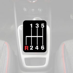 2PCS Shift Pattern for Manual Standard Vehicles 8 to Choose From 5 ...