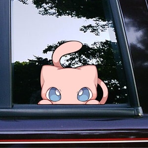 Mew Peeker Peeking Legendary Pokemon Mystical Characters Car Decals ...
