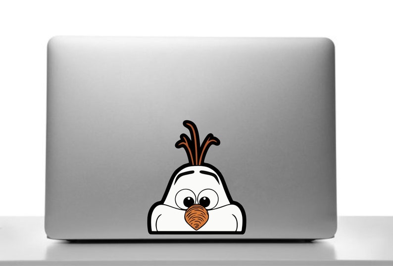Olaf Peeker Peeking Frozen Movie Disney Funny Cartoon Car Decals Phone ...