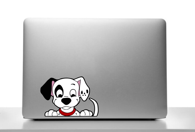 Cute Dalmatian Peeker Peeking 101 Dalmatian Cartoon Disney Classic Car ...