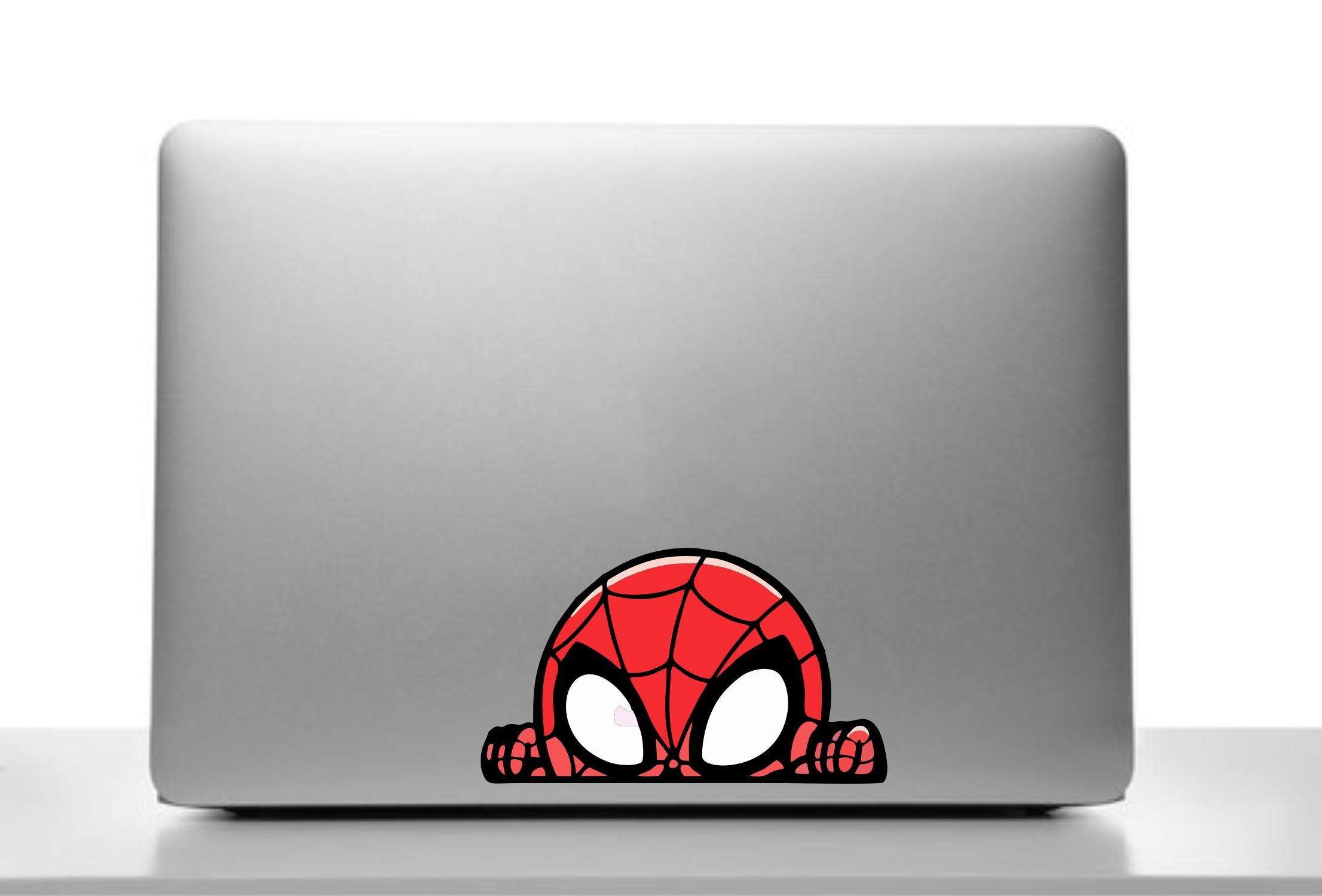 Spider-man Peeking Peeker Marvel Super Heroes Car Decals - Etsy